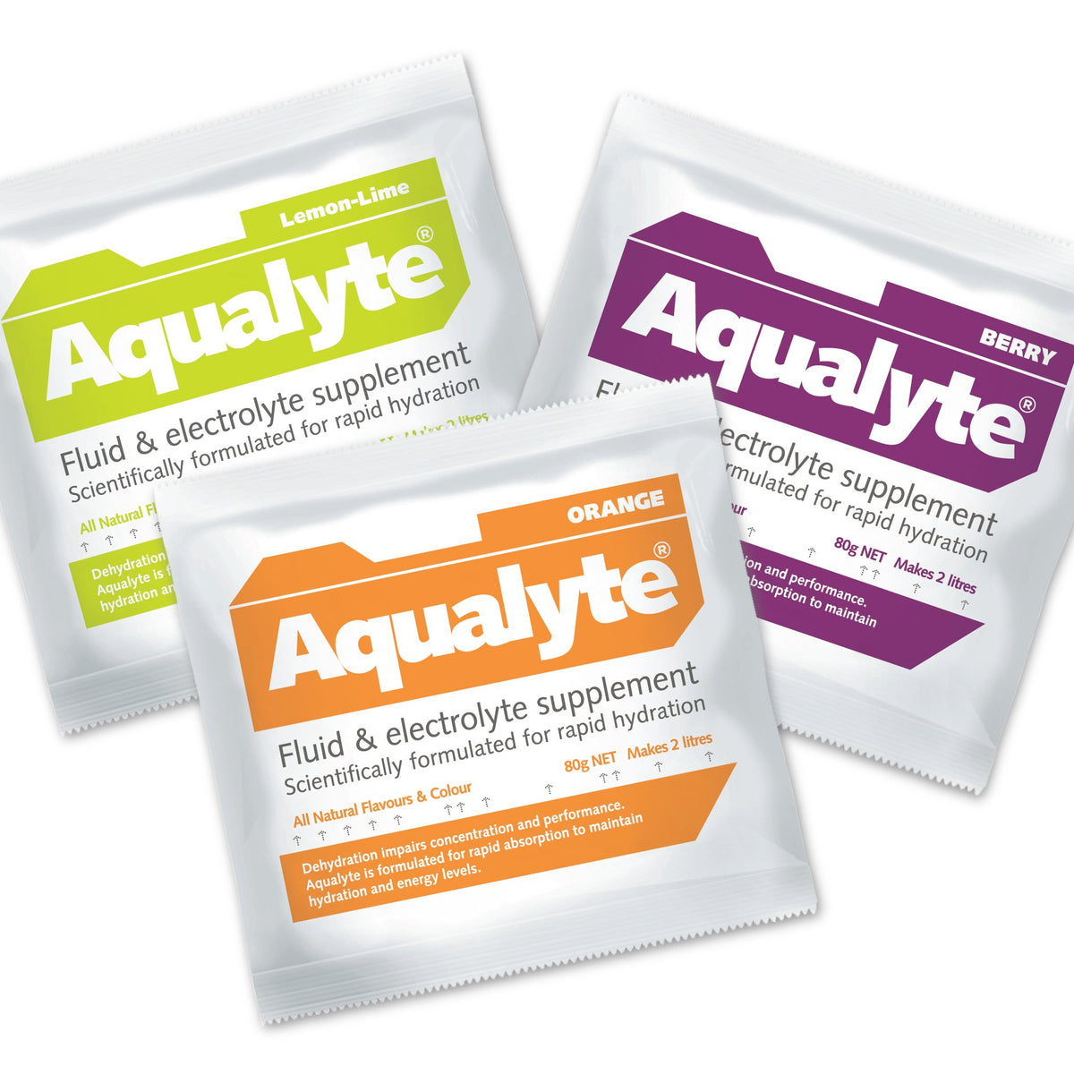 Aqualyte Hydration Powder - 80g Sachets | Safety Direct