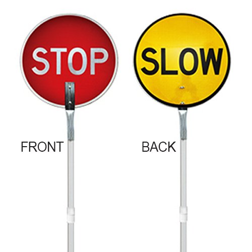Stop/Slow Baton – Extendable Handle 1m–1.9m | Safety Direct