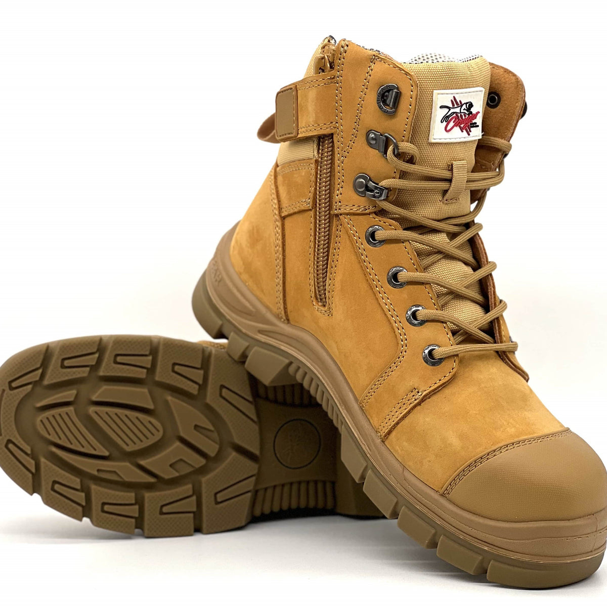 Maxisafe Bundaberg Zip Safety Boot – Heavy-Duty Site Footwear | Safety ...