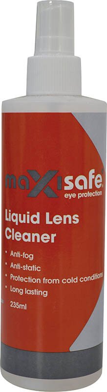 Maxisafe Eyeglass Lens Cleaning Solution 235ml | Safety Direct